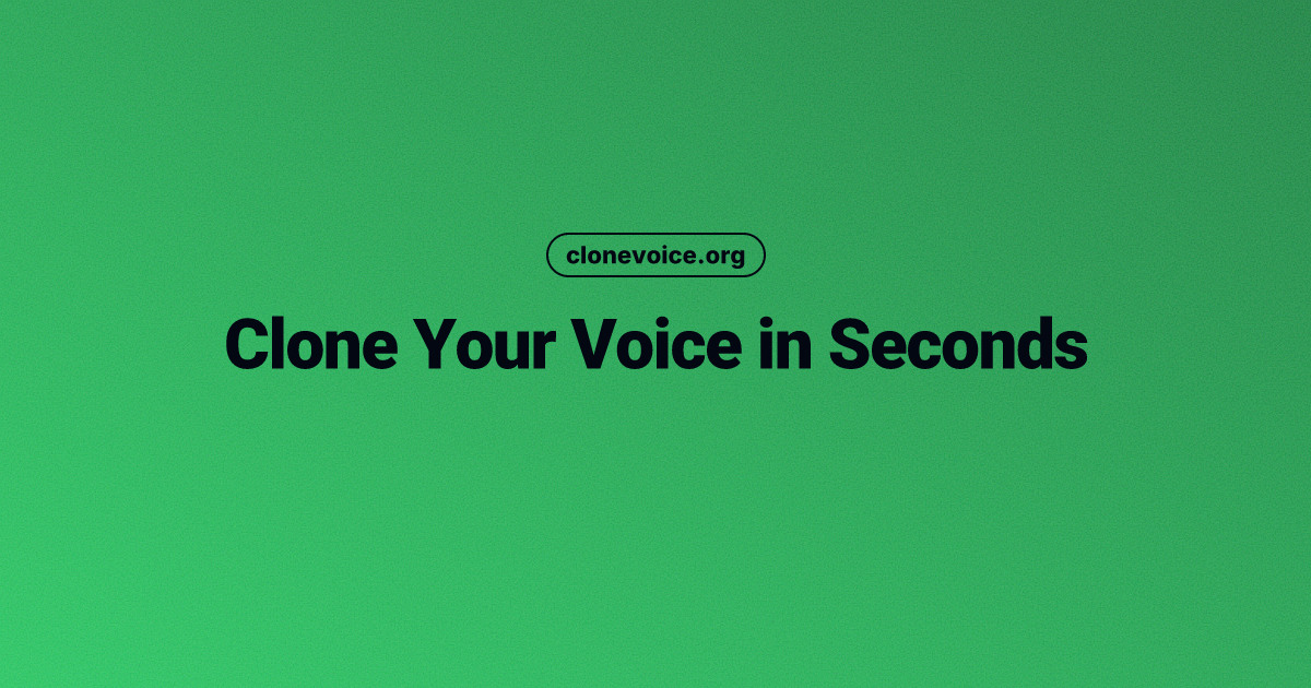 CloneVoice.org Launches: A Revolutionary Fusion of AI Voice Cloning and ...